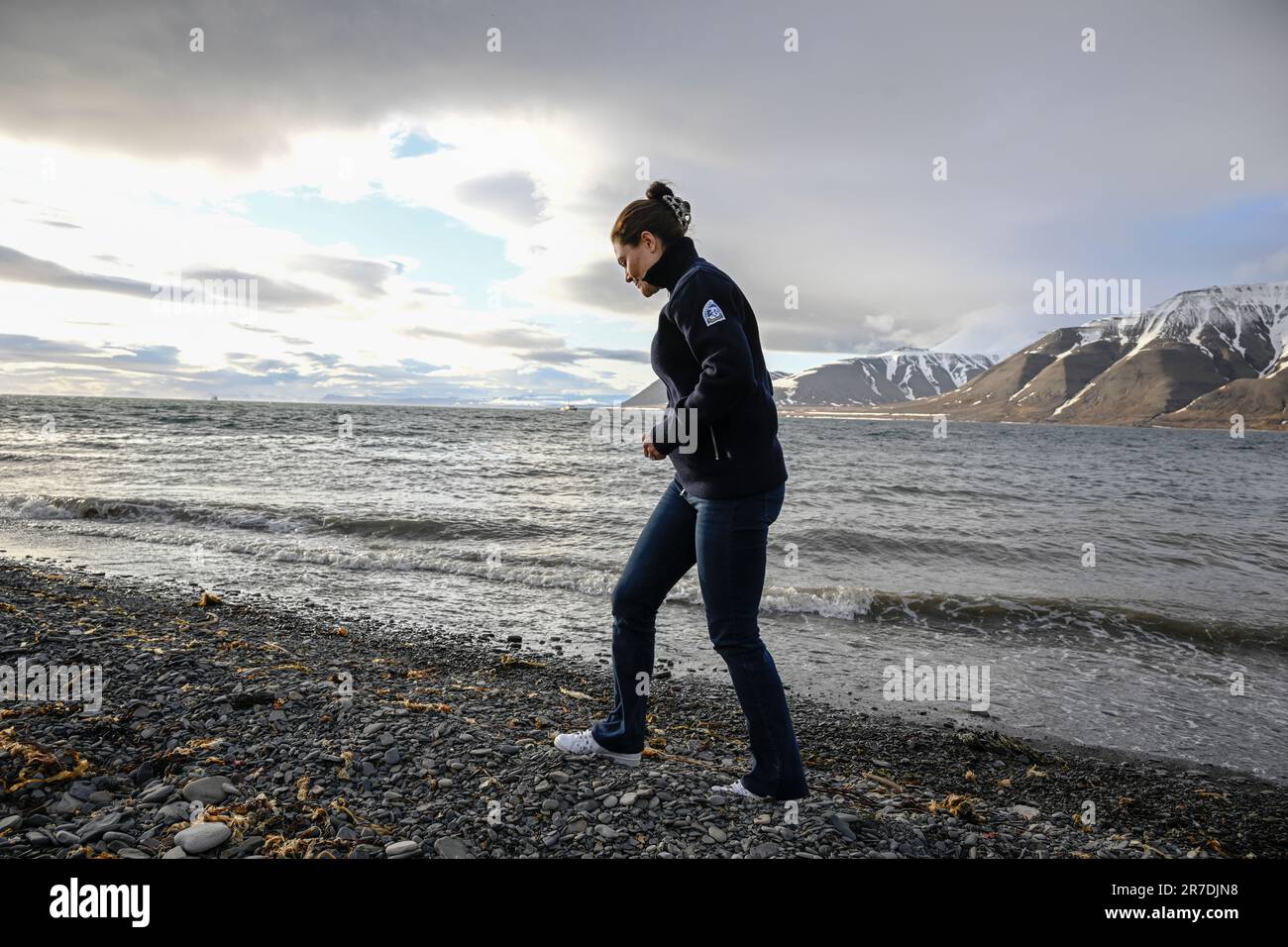 Crown Princess Victoria visits Svalbard in connection with the ...
