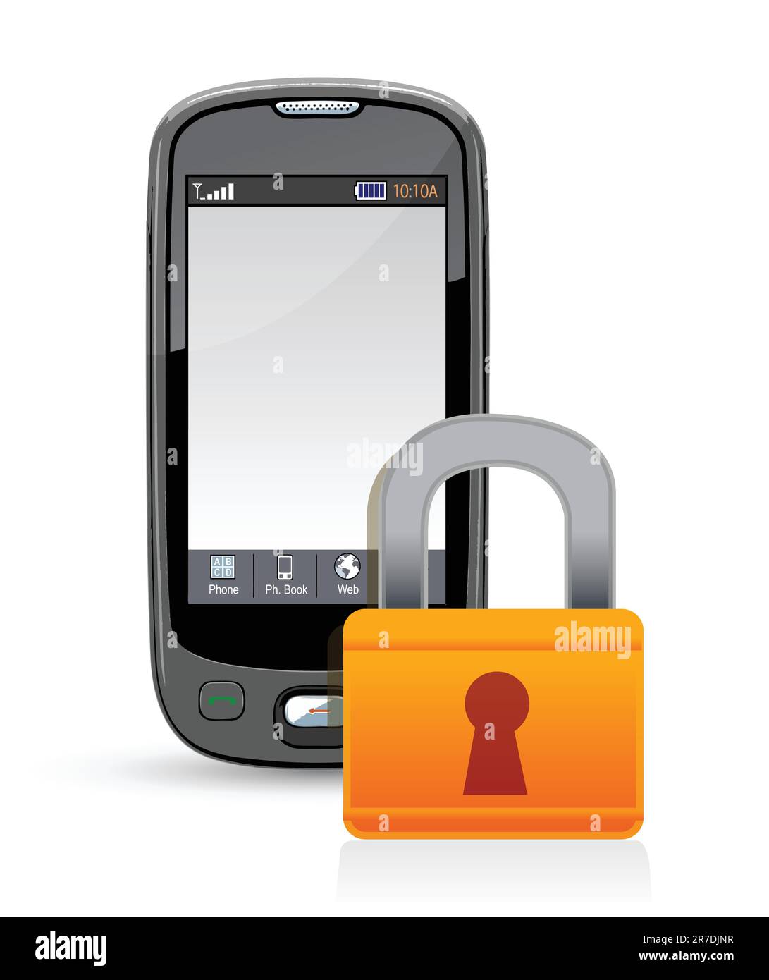 Concept phone security Stock Vector Images - Alamy