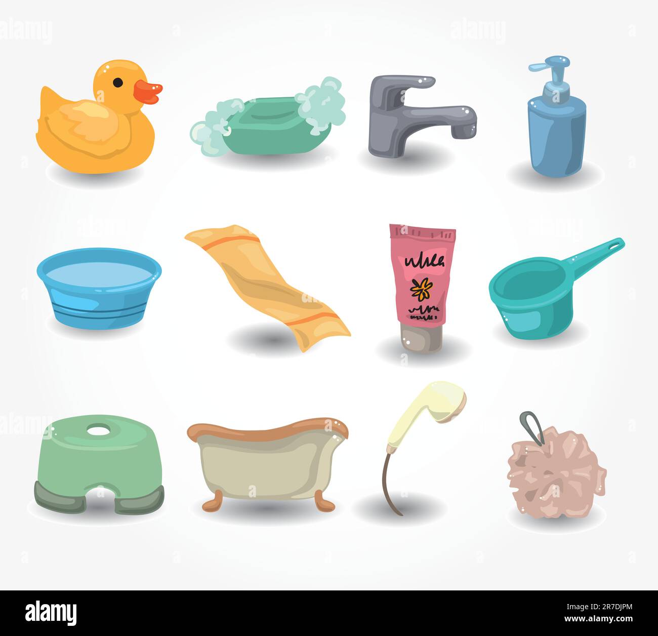 Shampoo icon cartoon style Stock Vector Images - Alamy