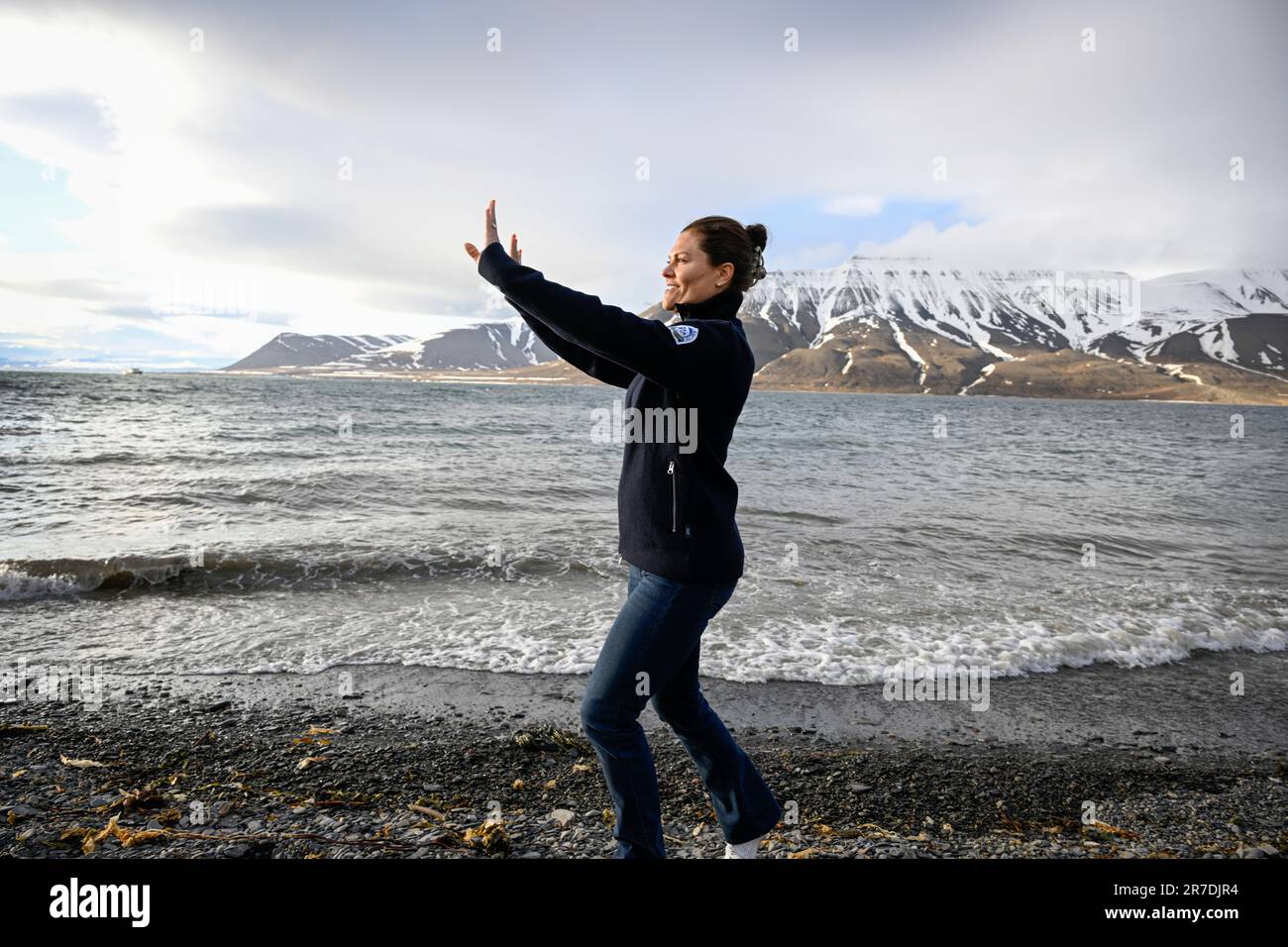 Crown Princess Victoria visits Svalbard in connection with the ...