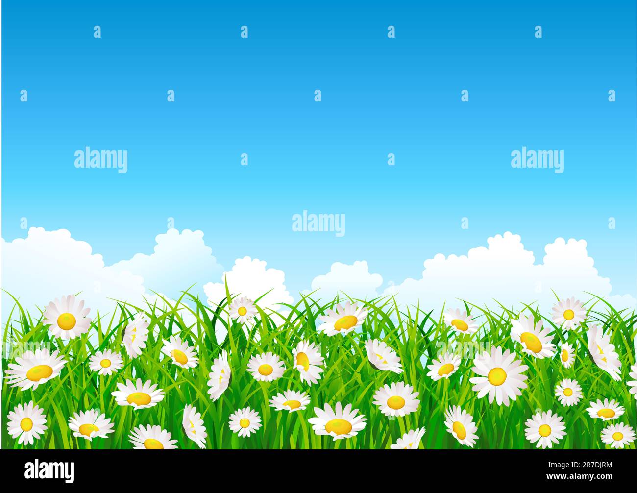 Scenic view bush bright Stock Vector Images - Alamy