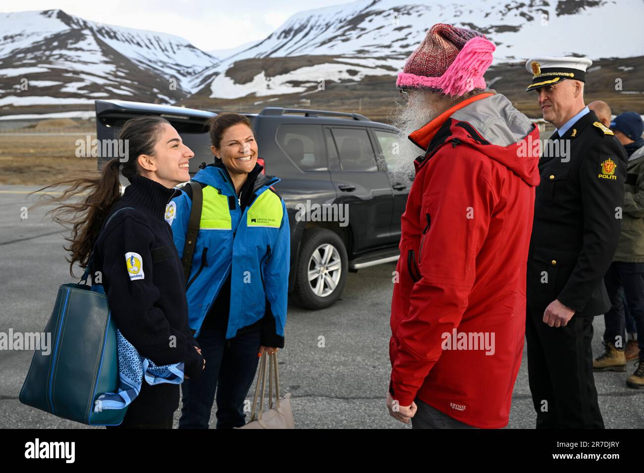 Crown Princess Victoria visits Svalbard in connection with the ...