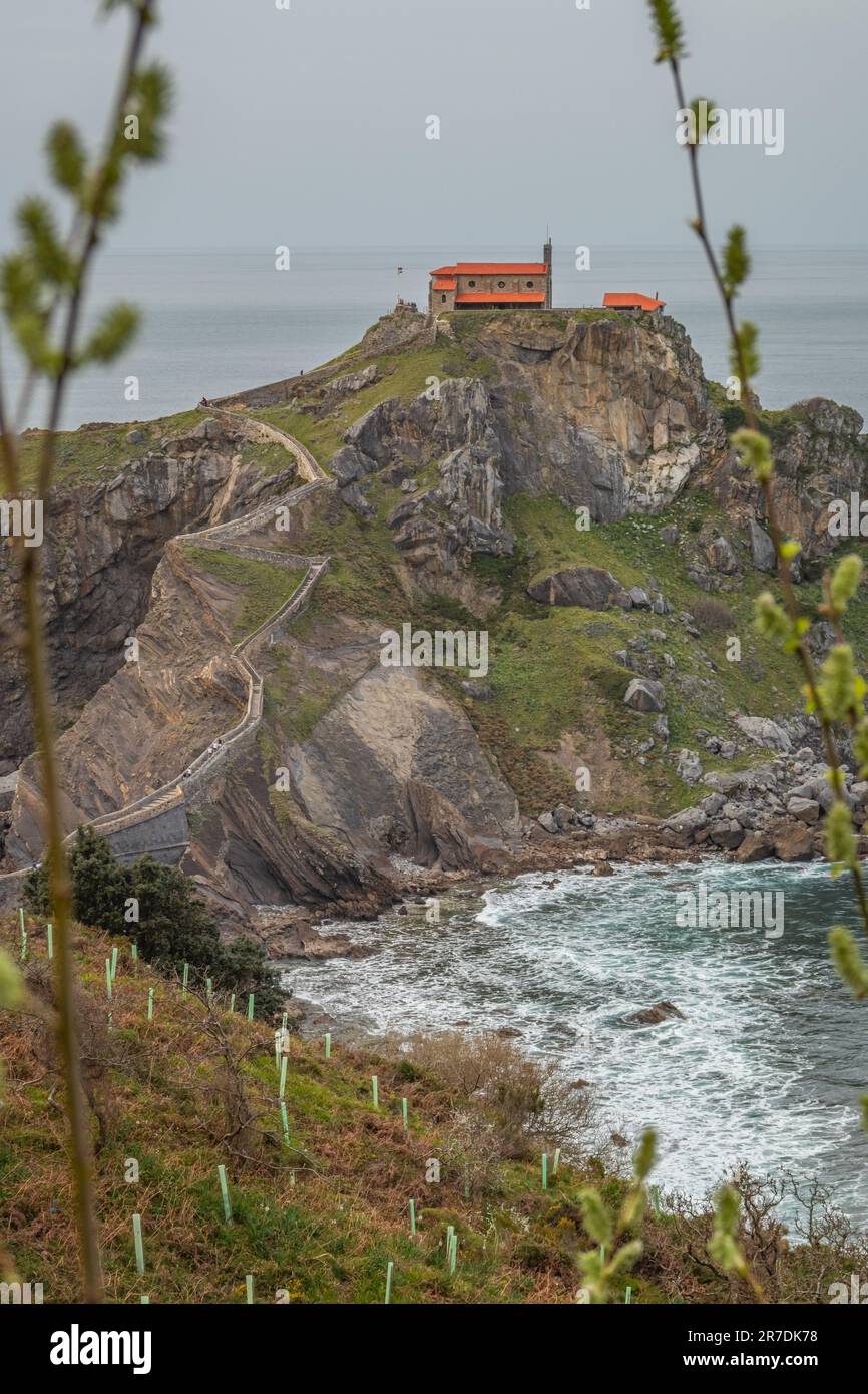 San Juan de Gaztelugatxe, a Basque coastal island also known as ...
