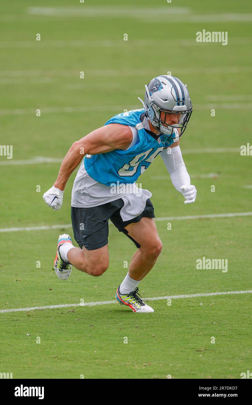 Carolina Panthers wide receiver C.J. Saunders (85) runs down the field ...