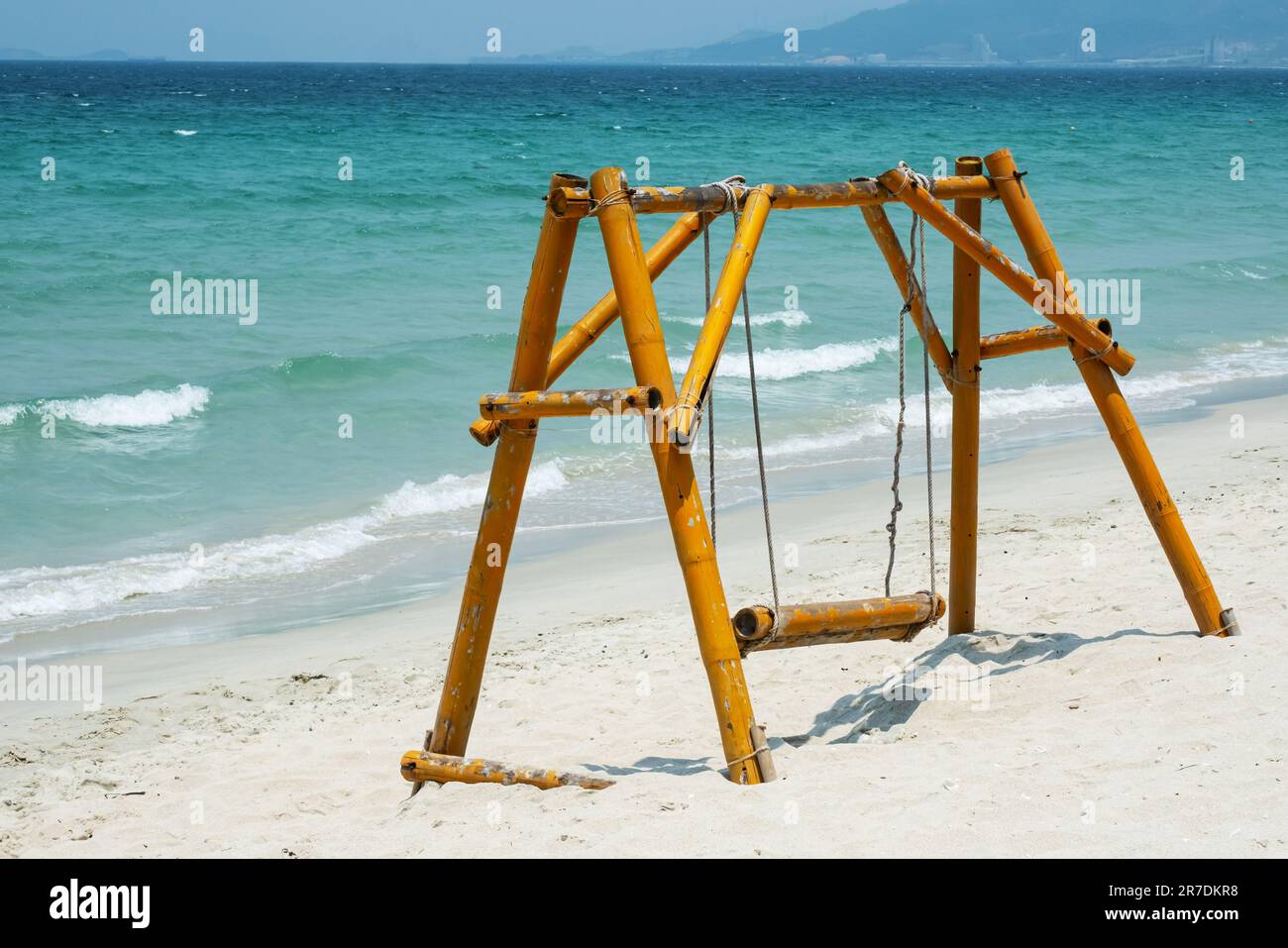 Beachfront swing hi-res stock photography and images - Alamy
