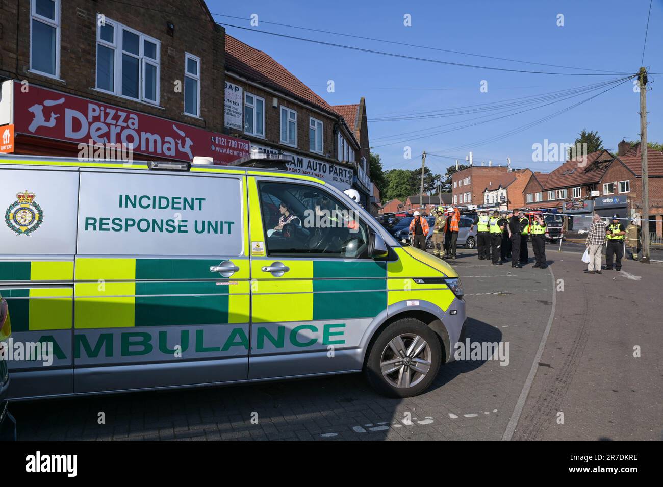 Lea village road fire hi-res stock photography and images - Alamy