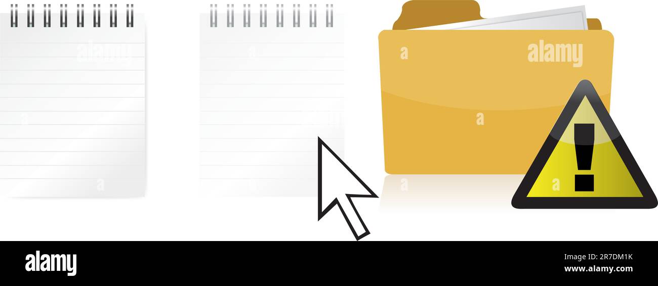 Problem transferring files illustration design isolated over a white ...