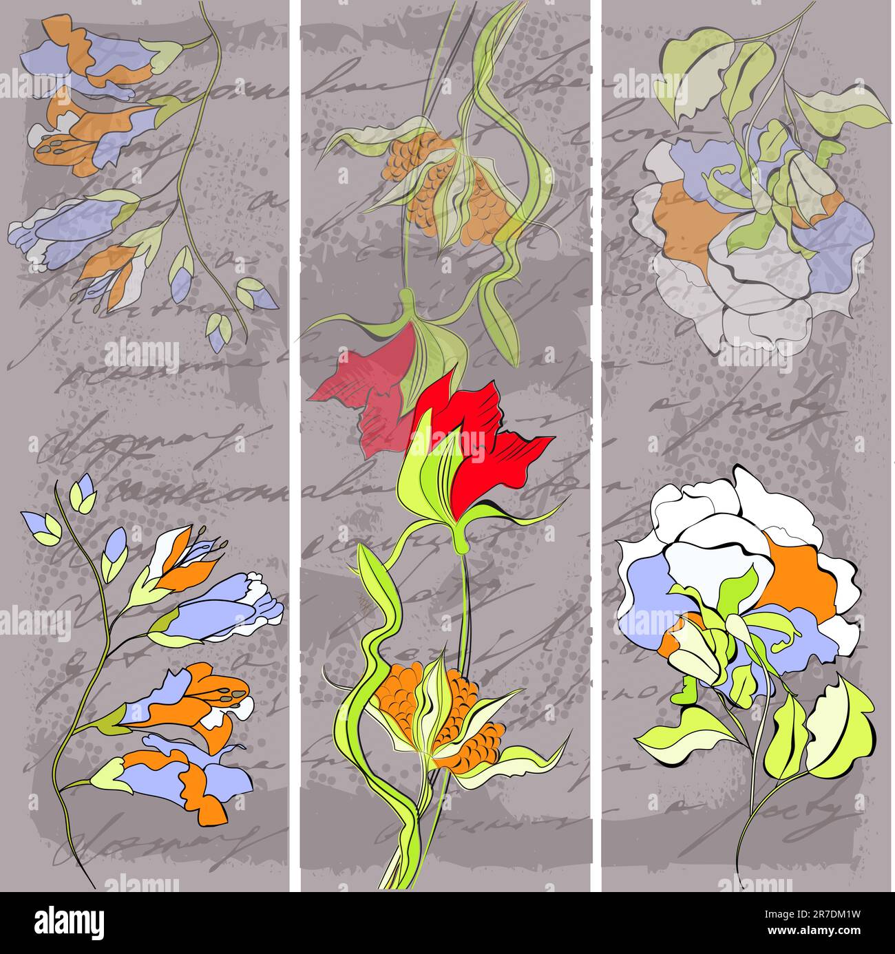 Set of three stylized banners Stock Vector Image & Art - Alamy