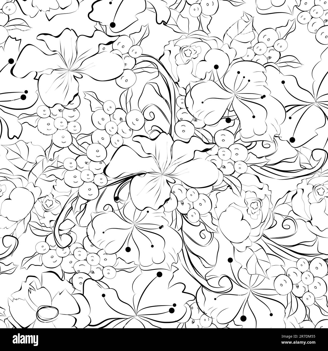 Monochrome pattern Cut Out Stock Images & Pictures - Alamy