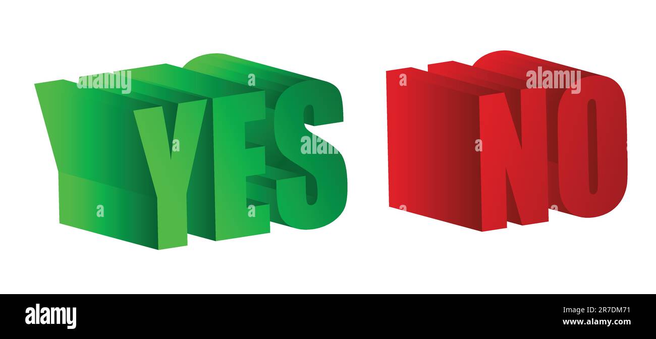 Sign words text no Stock Vector Images - Alamy