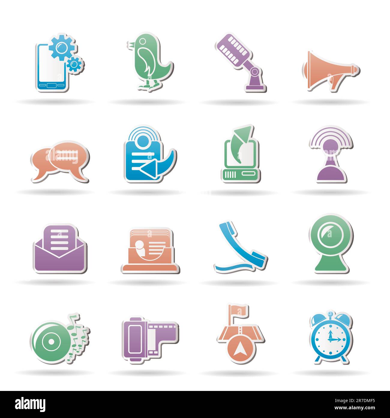 Menus phone Stock Vector Images - Alamy