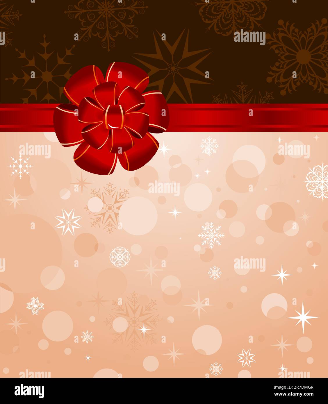 Illustration Christmas background with set balls for holiday design ...