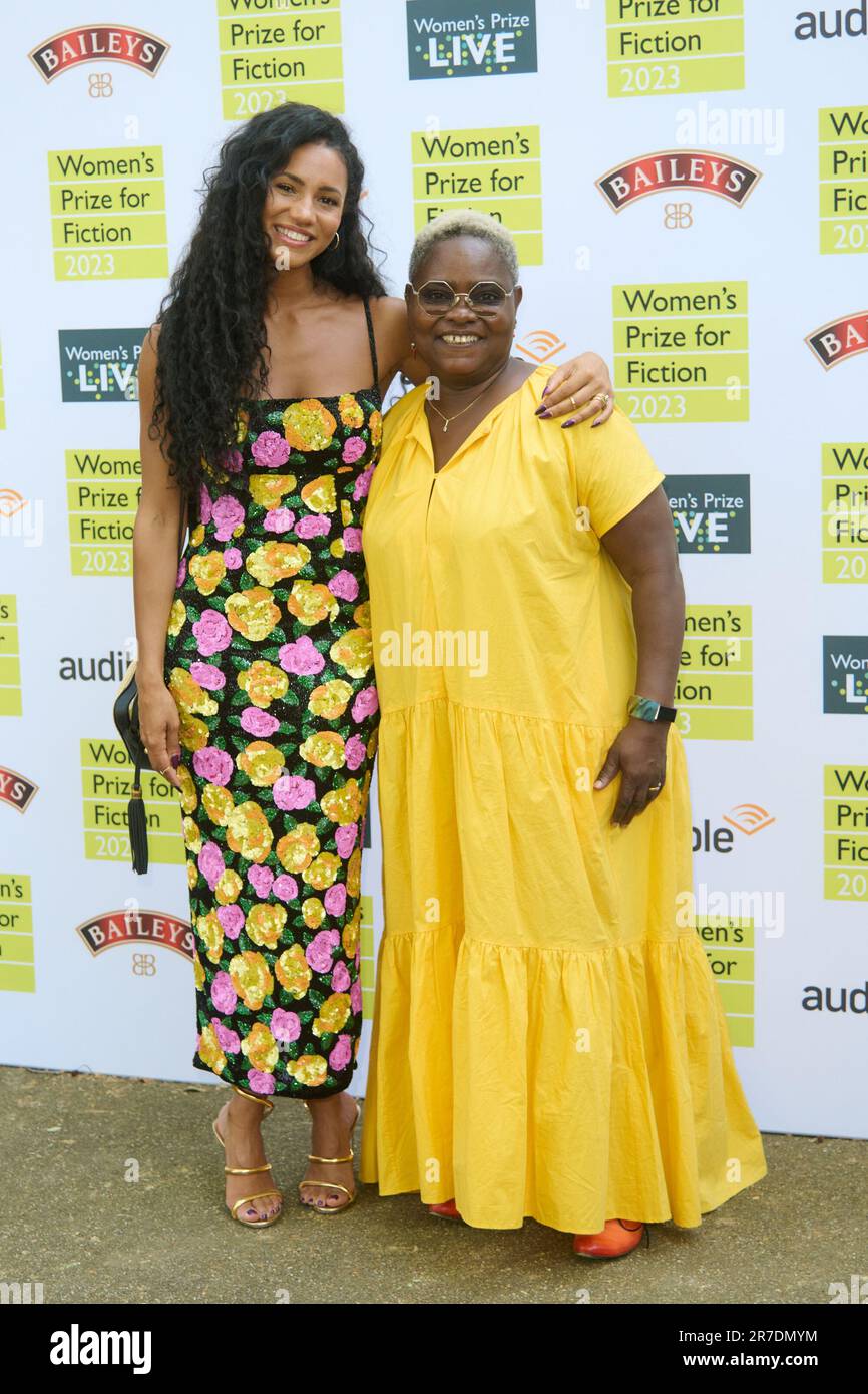 London, UK . 14 June, 2023 . Vick Hope and her mum Adeline Nwosu ...