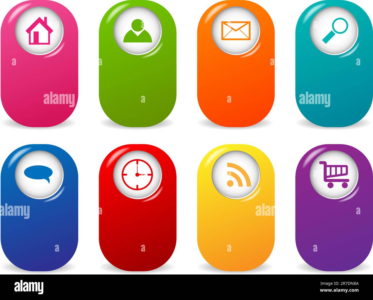 Vector set with web pointers Stock Vector Image & Art - Alamy