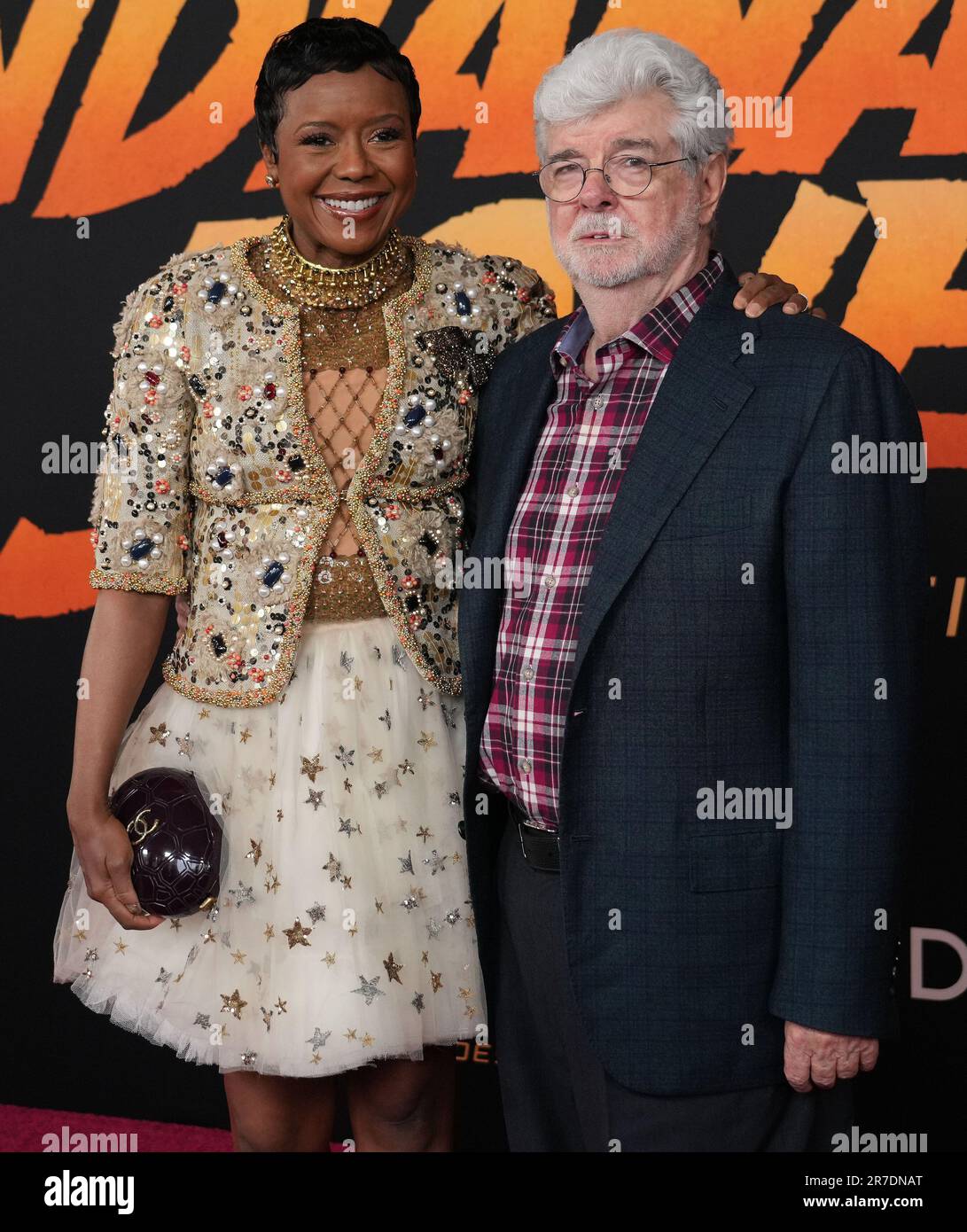 (L-R) Mellody Hobson and George Lucas arrives at the LucasFilms ...