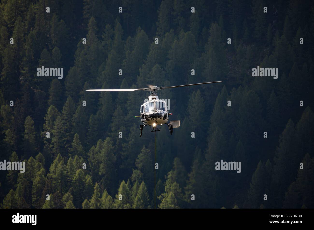 Aircraft flying over forest hi-res stock photography and images - Alamy