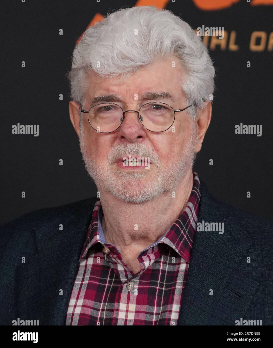 George Lucas arrives at the LucasFilms' INDIANA JONES AND THE DIAL OF ...