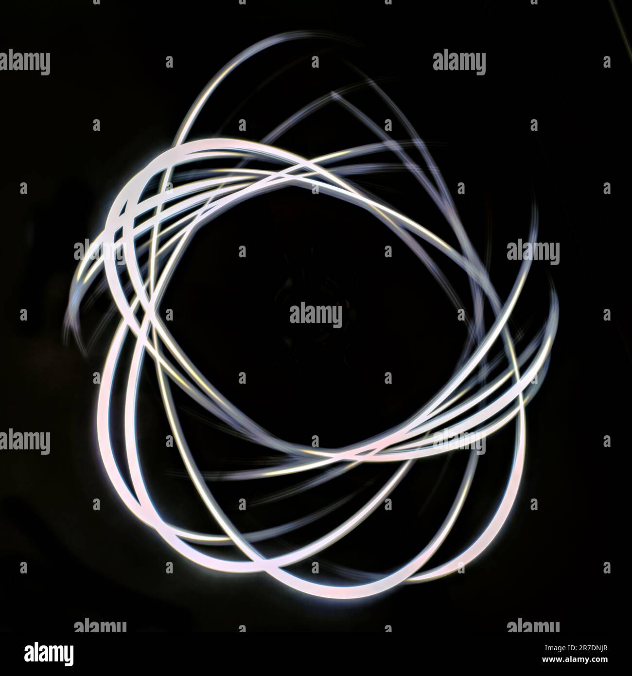 A creative light painting technique, where a camera is used to paint ...