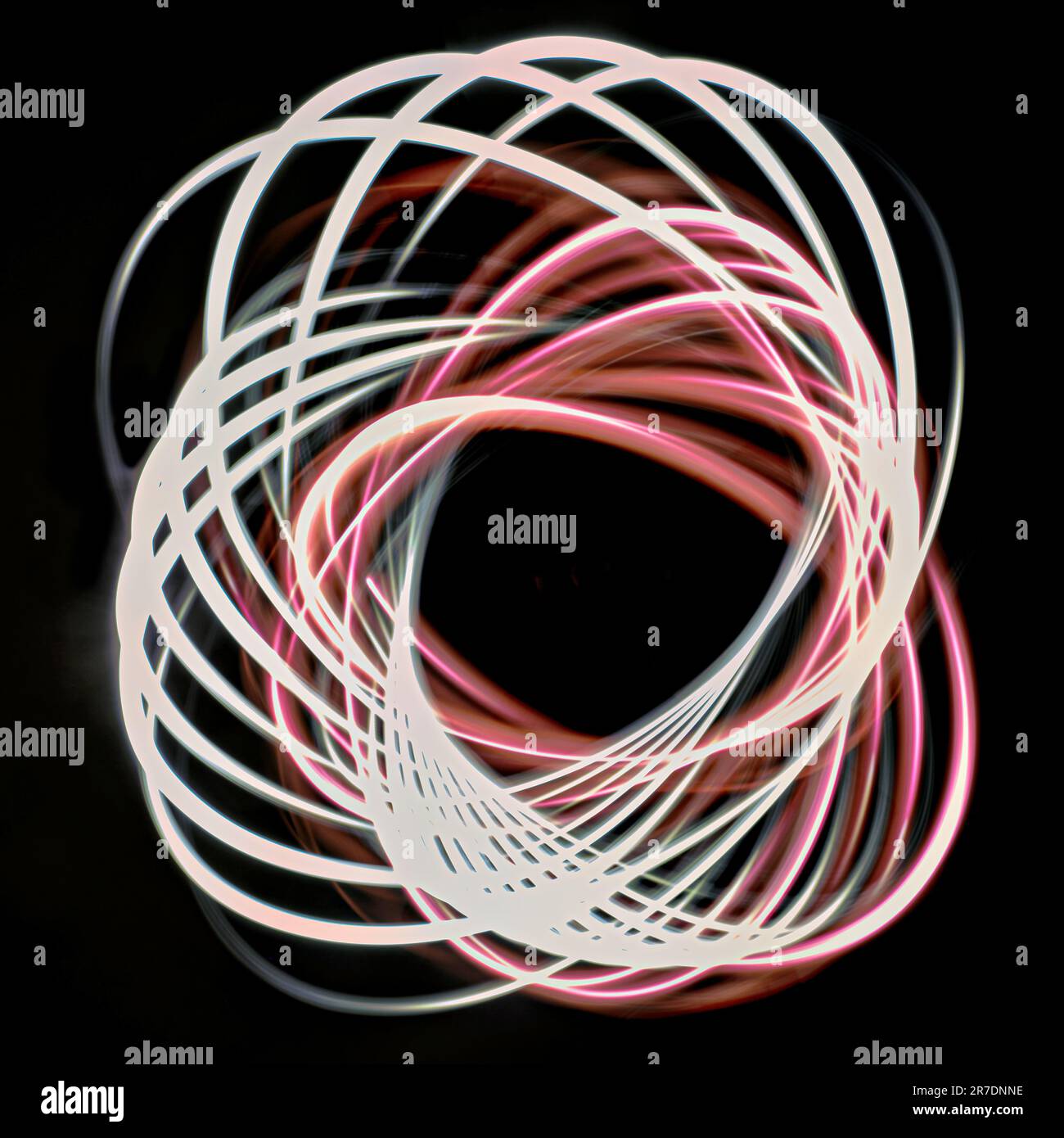 A creative light painting technique, where a camera is used to paint ...
