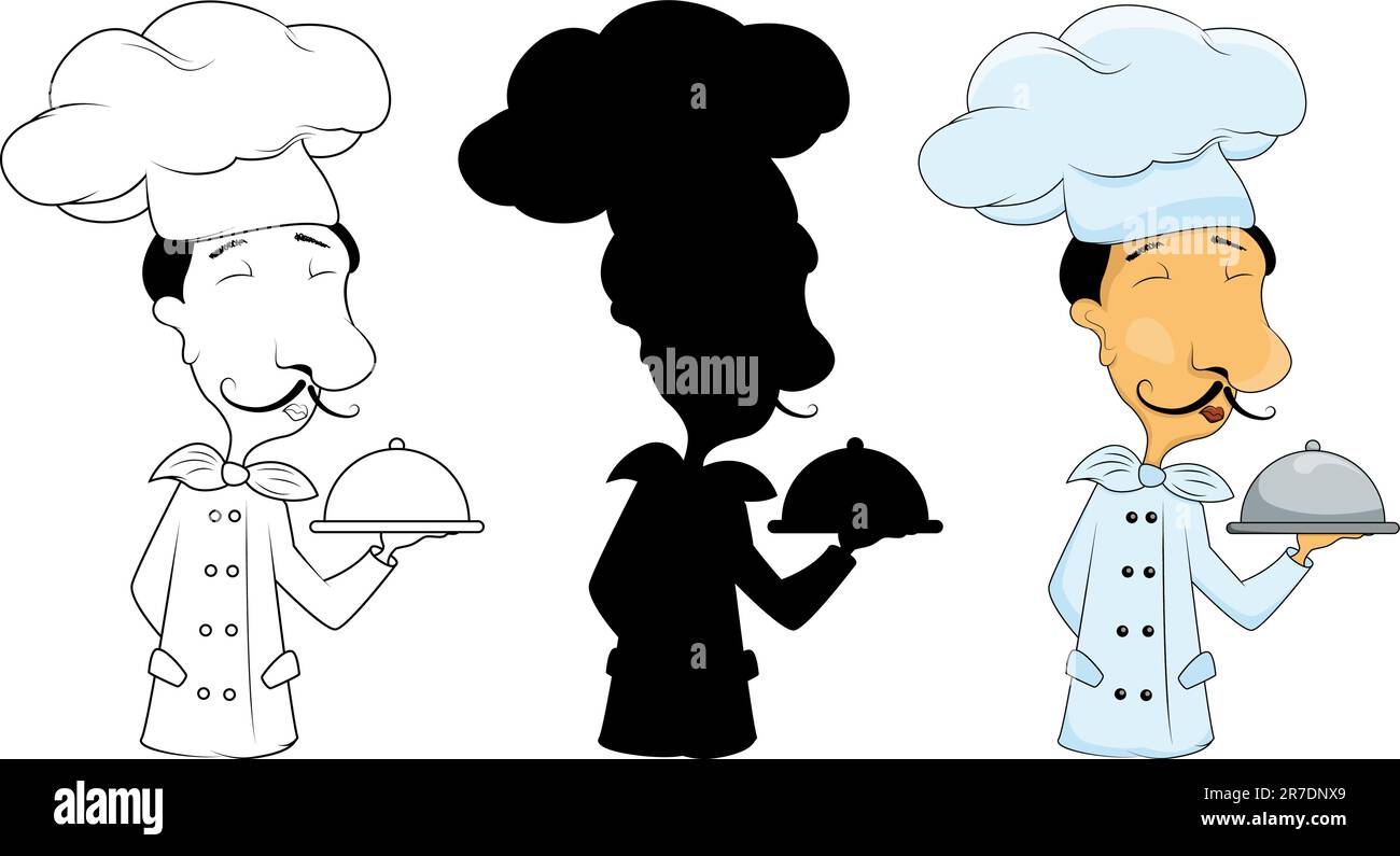 Vector set with 3 chefs Stock Vector Image & Art - Alamy