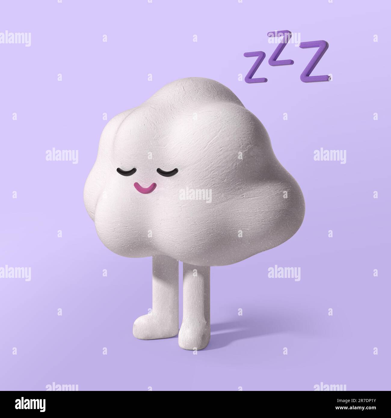 early childhood education 3d character, sleep training Stock Photo - Alamy