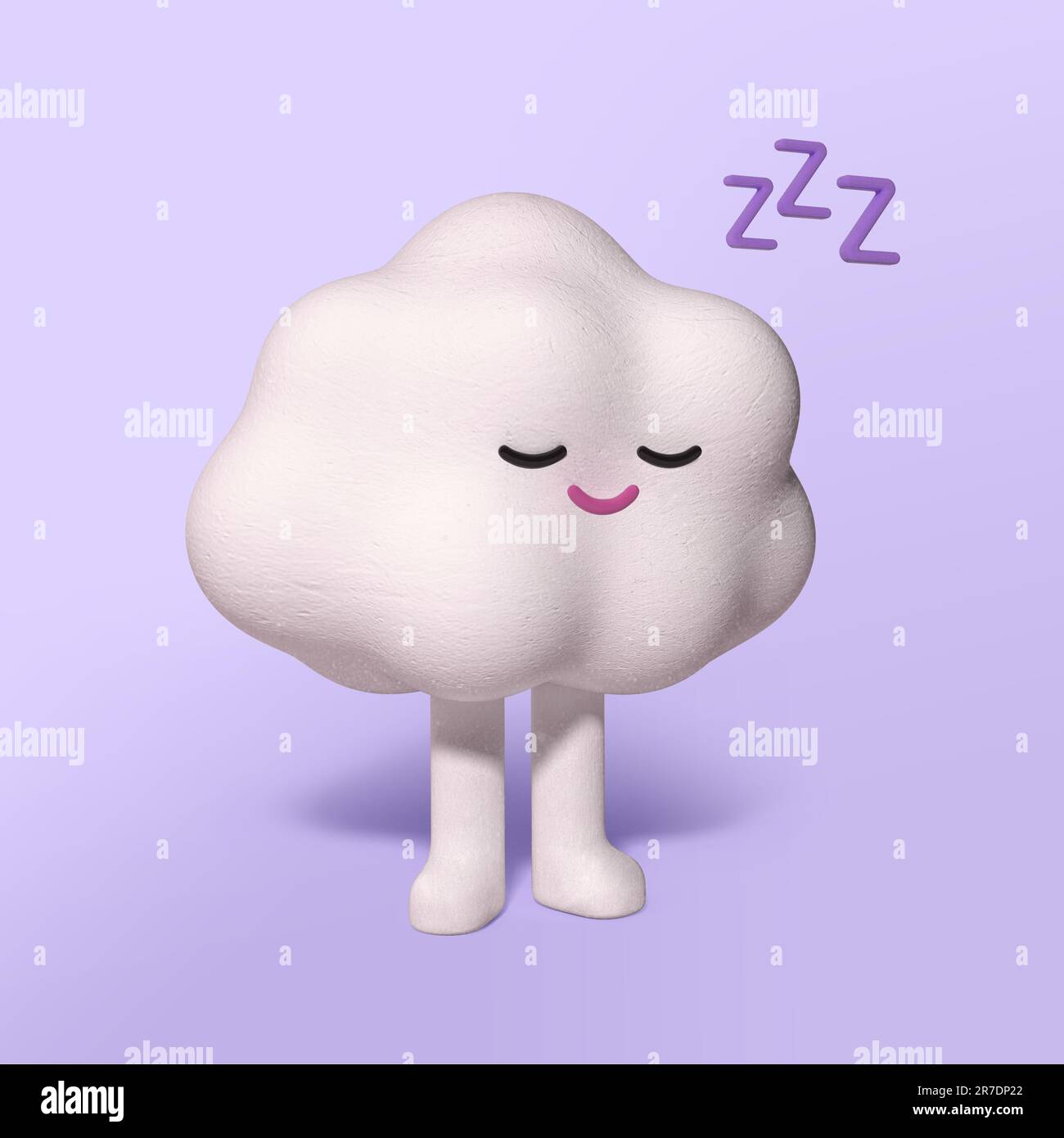 early childhood education 3d character, sleep training Stock Photo - Alamy