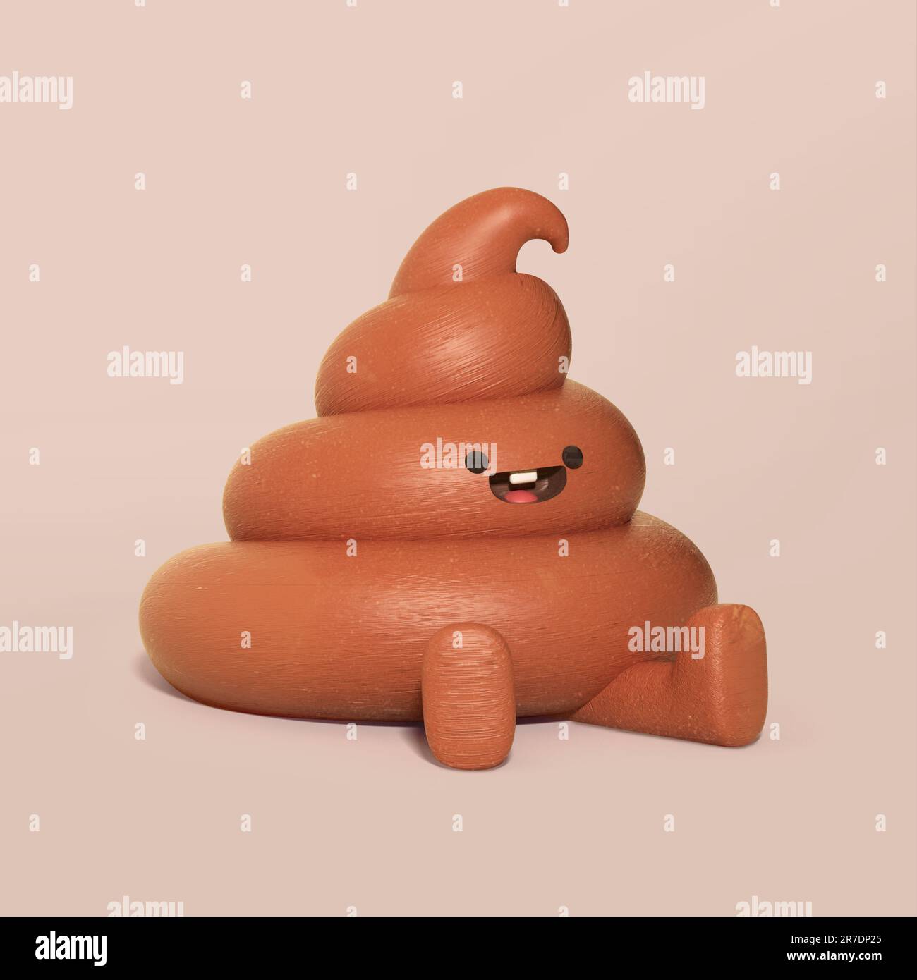 early childhood education 3d character, potty training Stock Photo - Alamy