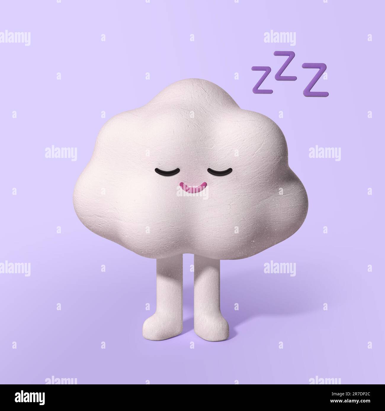 early childhood education 3d character, sleep training Stock Photo - Alamy