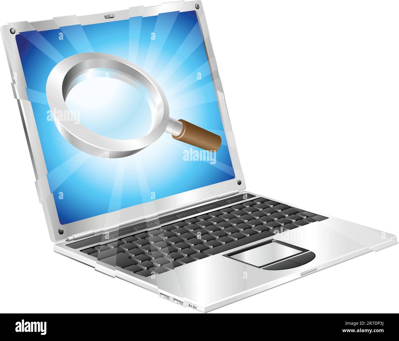 Magnifying glass clipart Stock Vector Images - Alamy