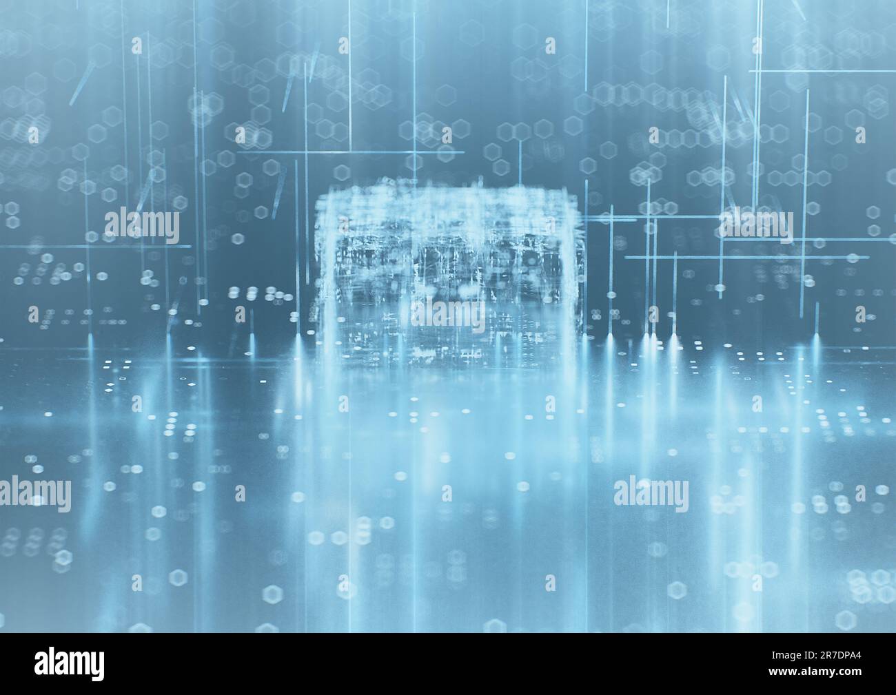 3d graphic rendered AI artificial intelligence chip, server Stock Photo ...