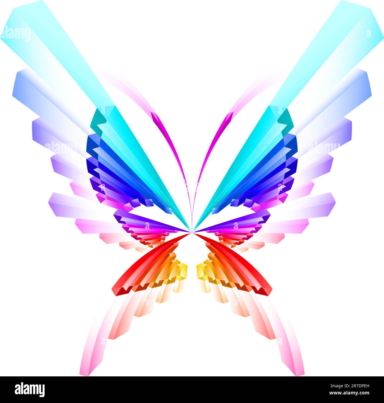 Abstract colorful butterfly hi-res stock photography and images - Alamy