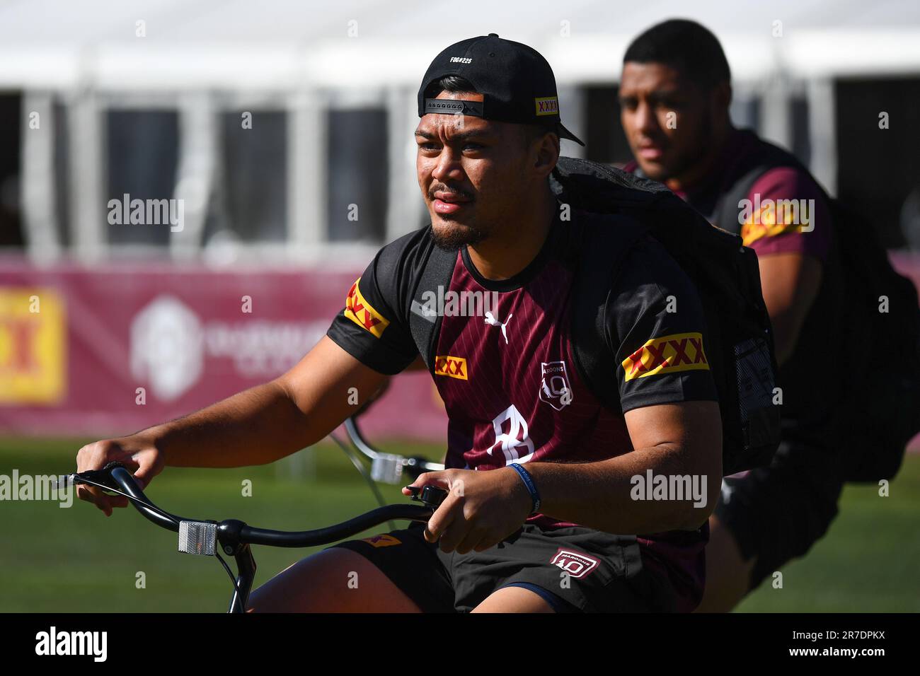 Gold Coast, Australia. 15th June, 2023. Jeremiah Nanai arrives to a ...