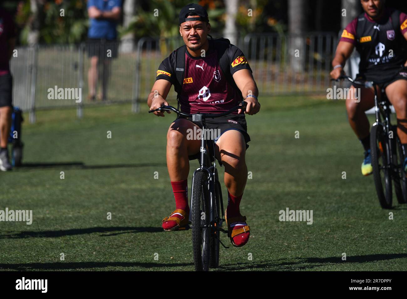 Gold Coast, Australia. 15th June, 2023. Jeremiah Nanai arrives to a ...
