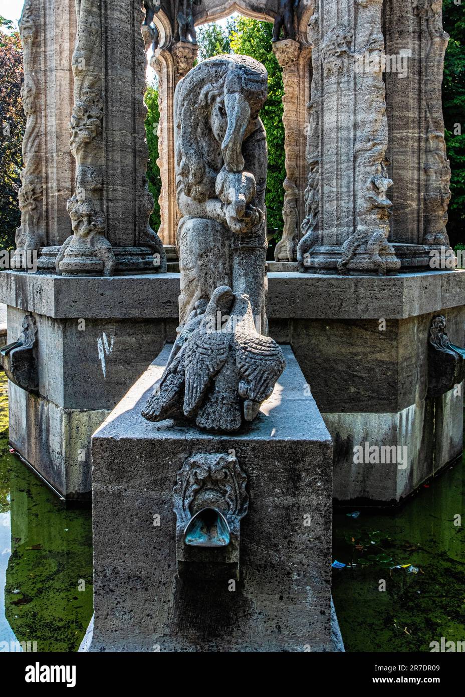 Märchenbrunnen, Art Nouveau Fairty Tale Fountain by sculptor Ernst ...