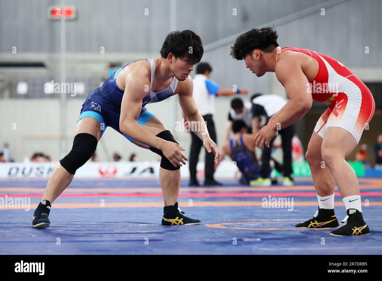 Tokyo, Japan. 15th June, 2023. (L to R) Sosuke Takatani, Yudai ...