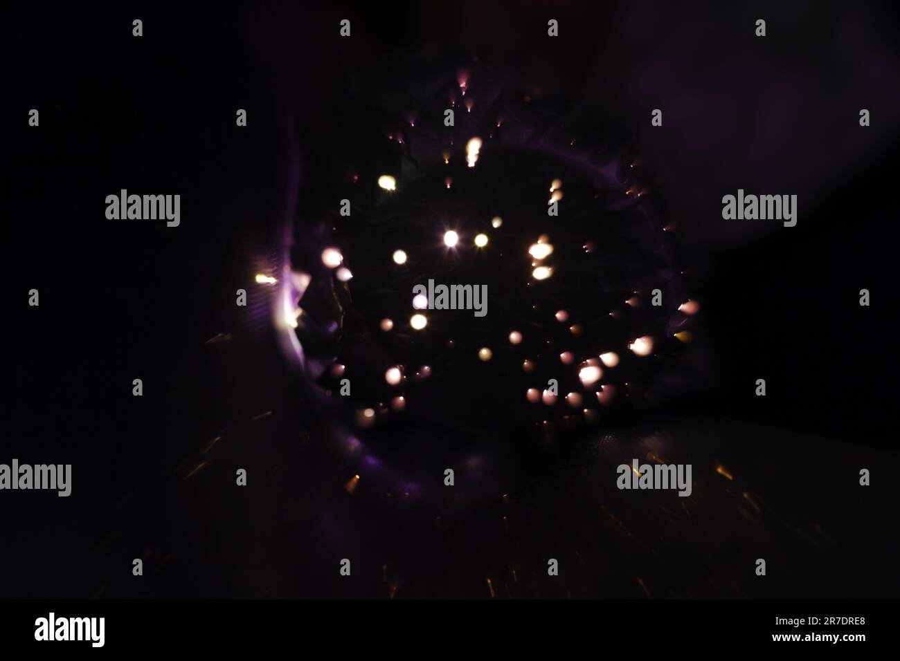 Abstract use of bokeh blur light color for background, abstract ...