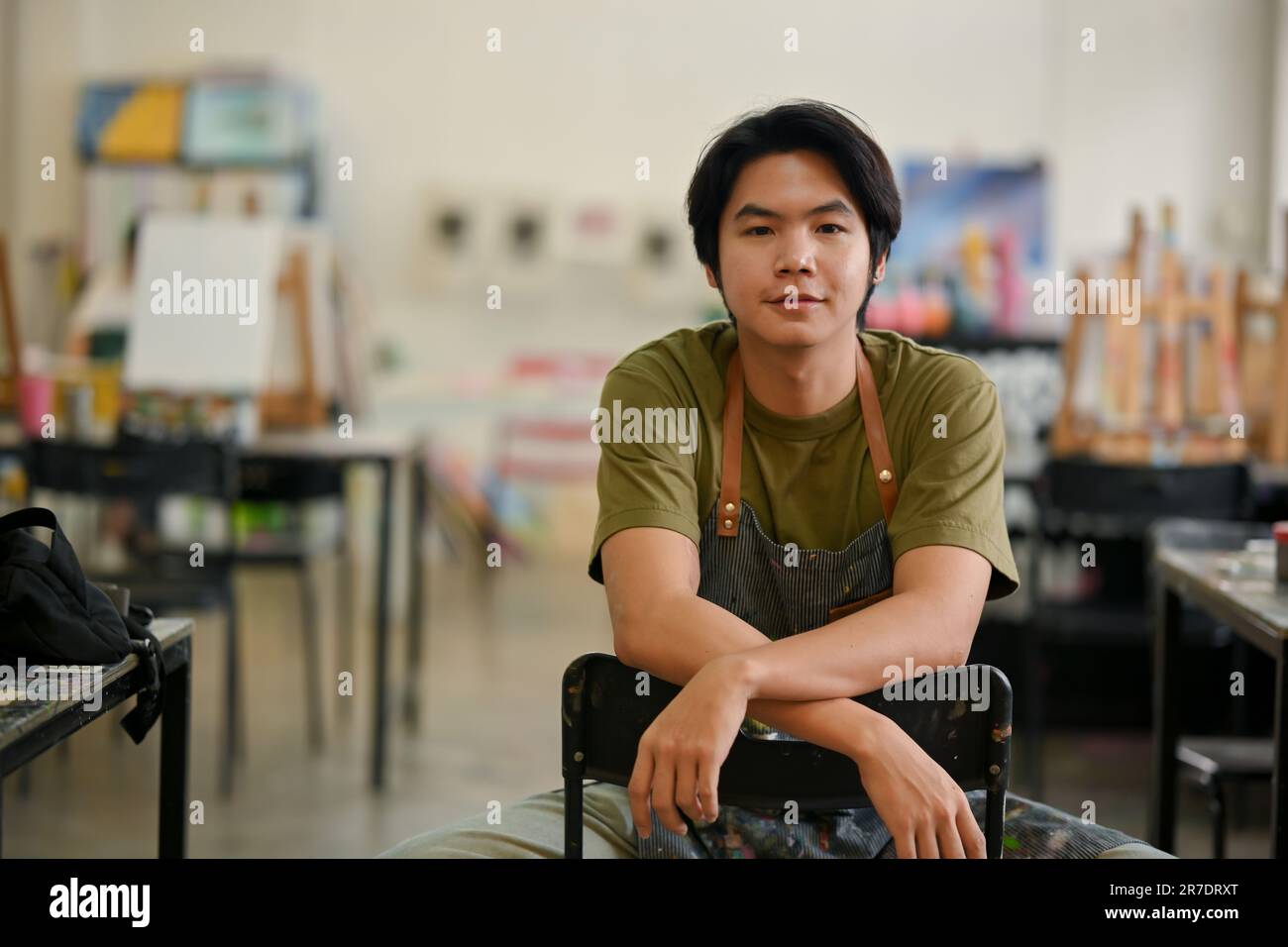 Talented asian male artist hi-res stock photography and images - Alamy