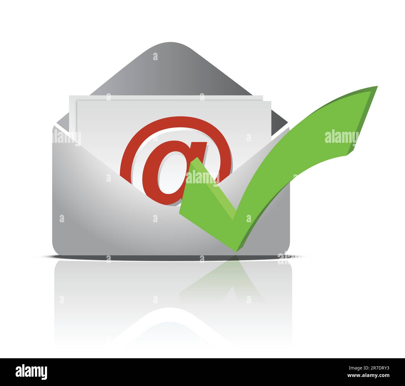 E mail icon and validation illustration design Stock Vector Image & Art ...