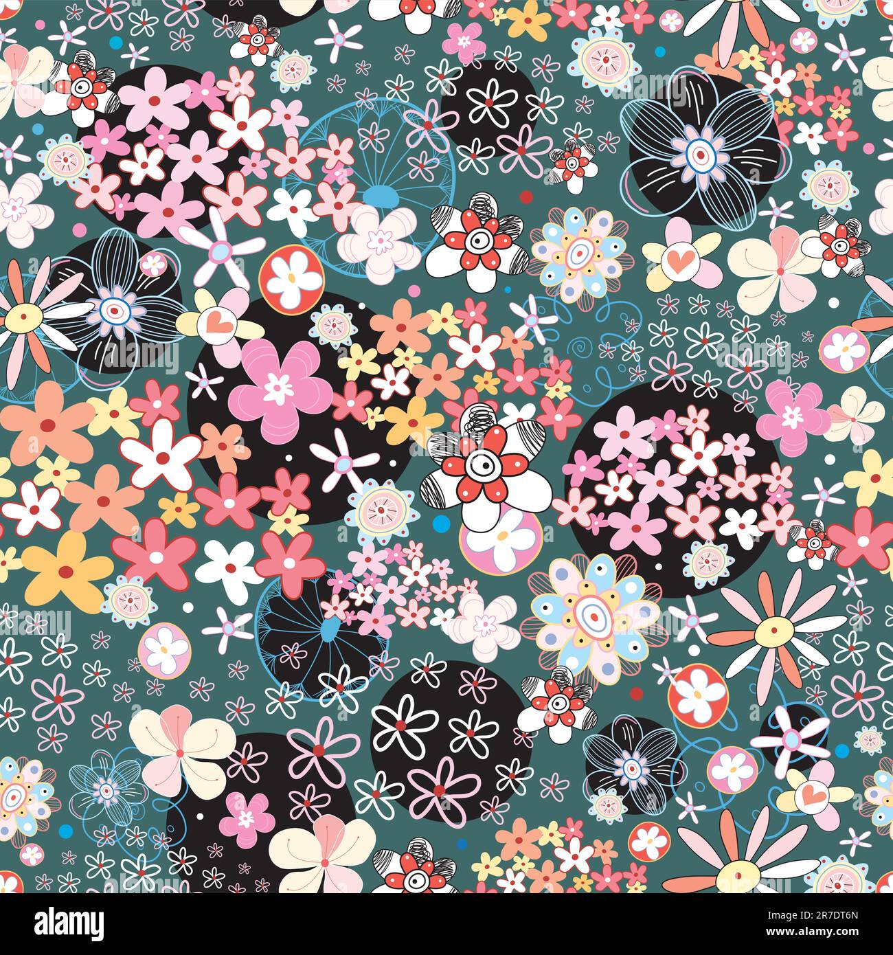 Bright summer pattern Stock Vector Images - Alamy