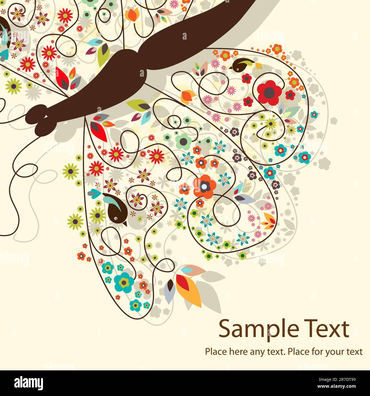 Small butterfly Stock Vector Images - Alamy