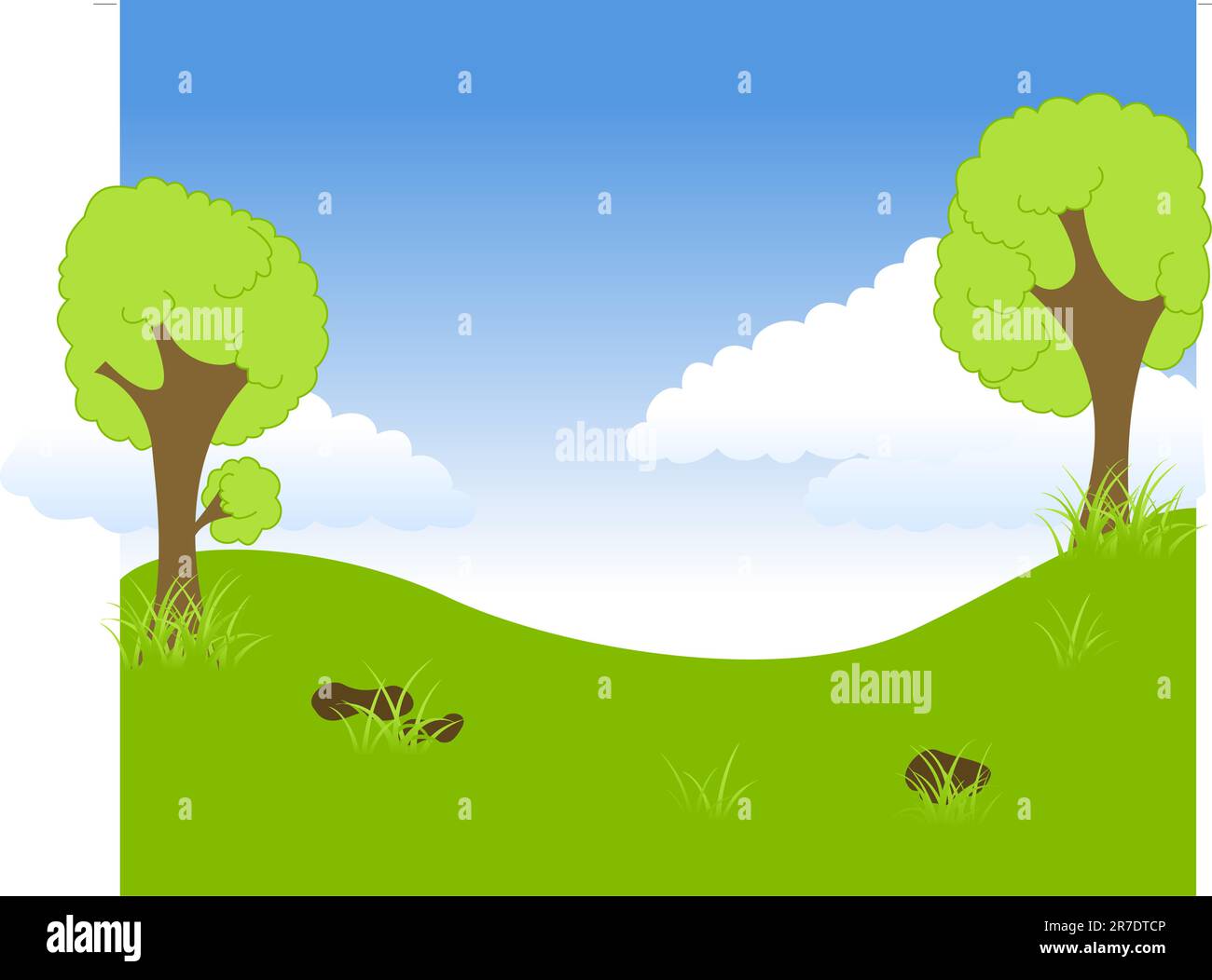 Landscape. Vector illustration Stock Vector Image & Art - Alamy
