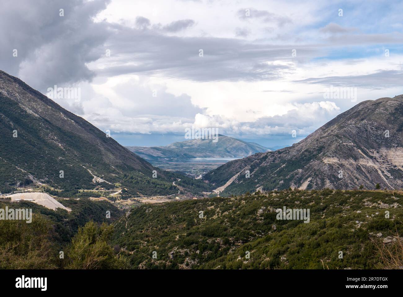 Llogara National Park. Ceraunian Mountains along the Albanian Riviera ...