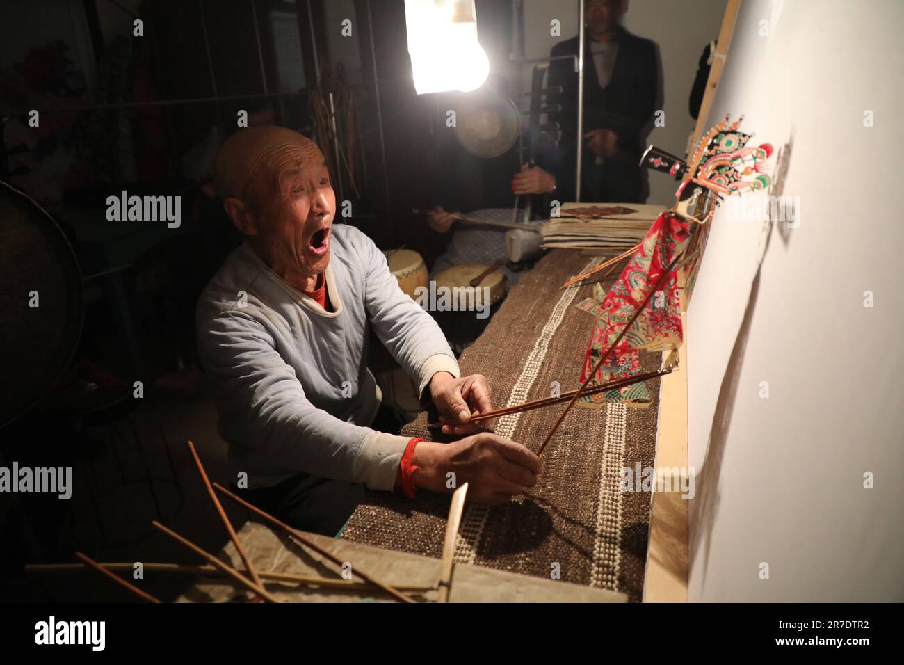 Lanzhou, China's Gansu Province. 15th Mar, 2023. Jing Tingyou performs ...