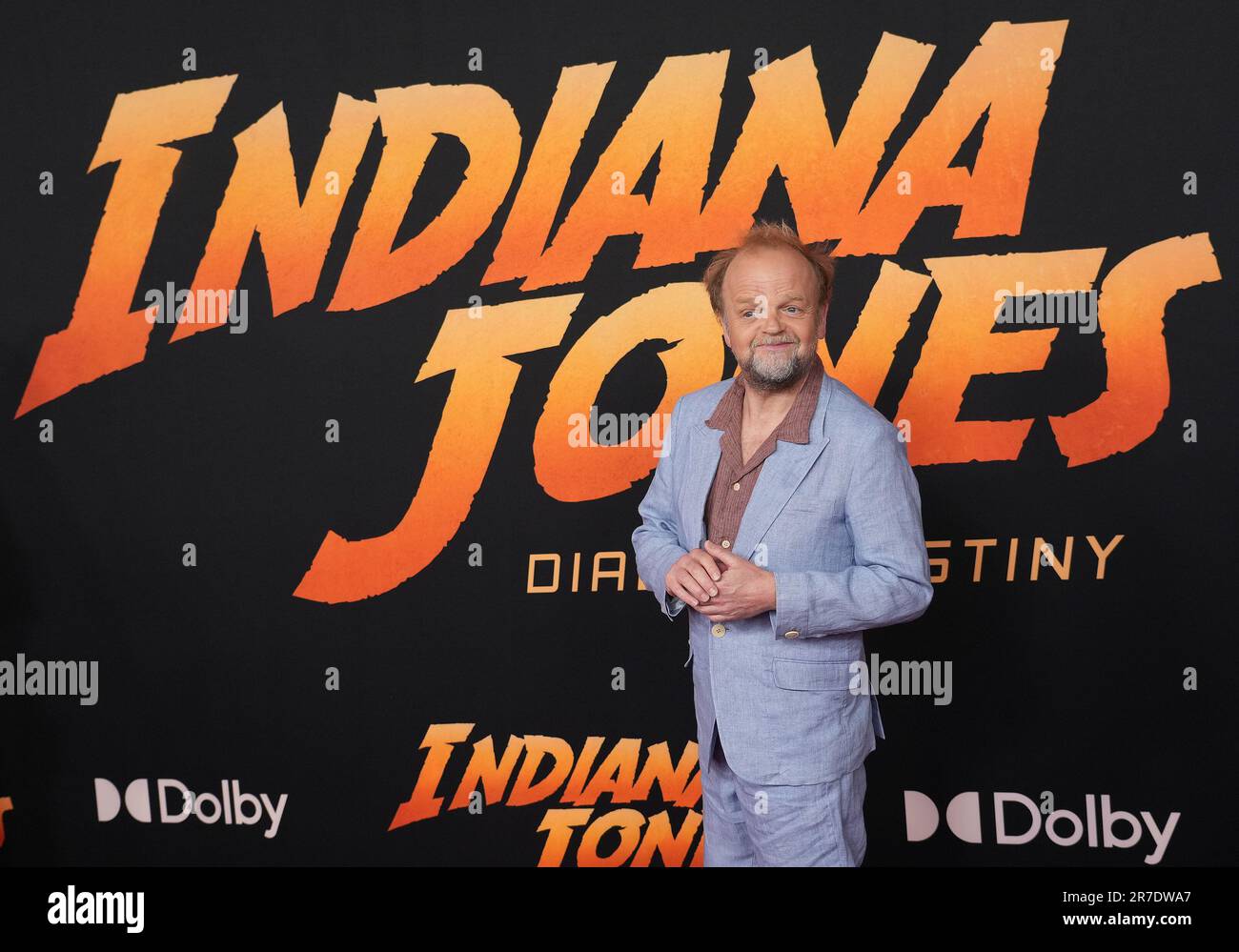 Toby Jones arrives at the LucasFilms' INDIANA JONES AND THE DIAL OF ...