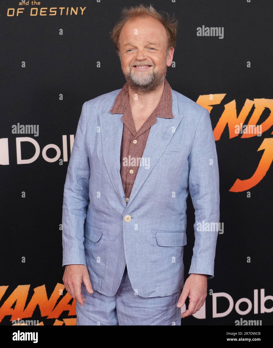Toby Jones arrives at the LucasFilms' INDIANA JONES AND THE DIAL OF ...