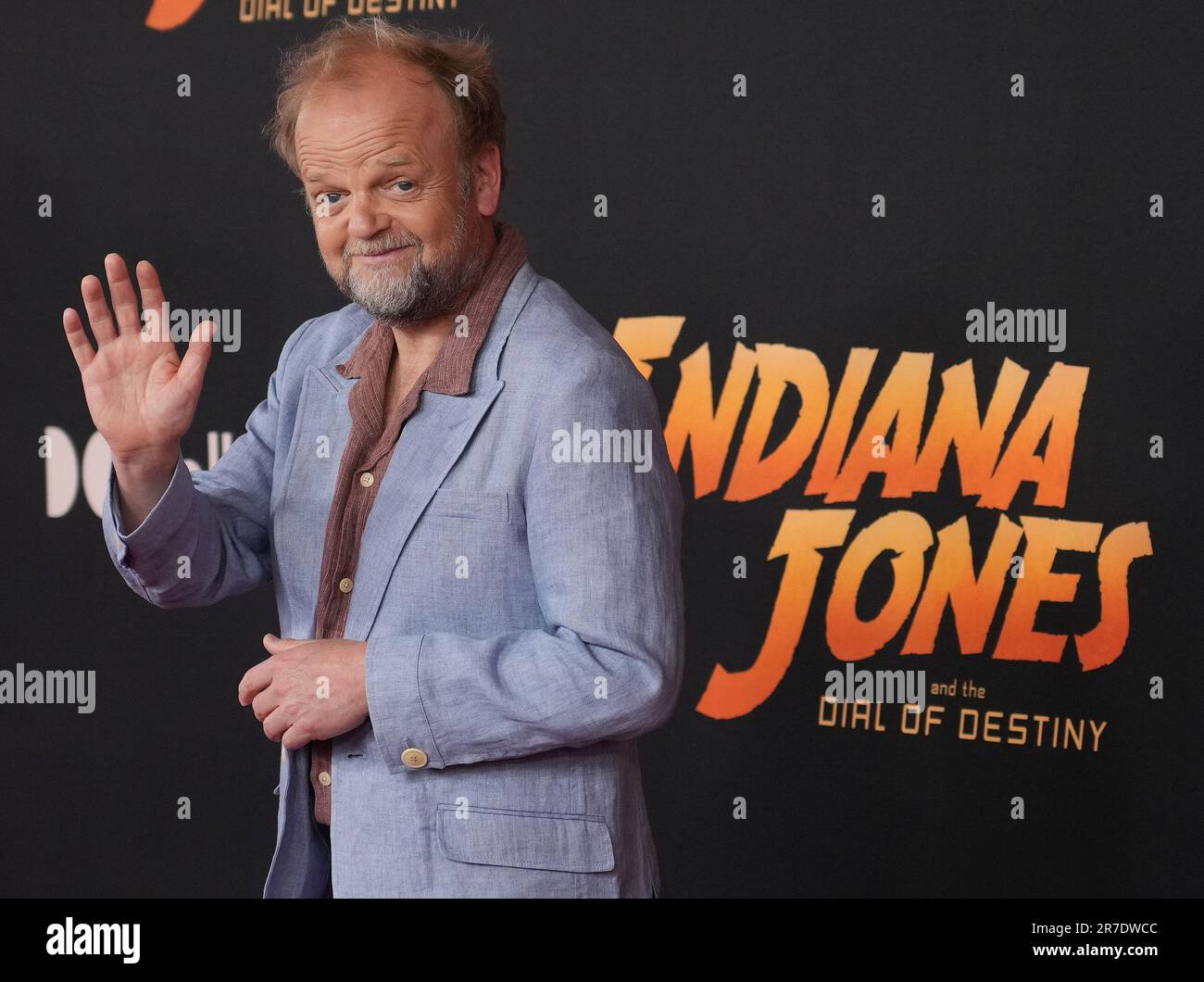 Toby Jones arrives at the LucasFilms' INDIANA JONES AND THE DIAL OF ...