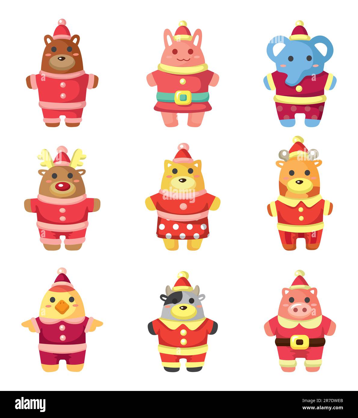 Animal birthday party zoo Cut Out Stock Images & Pictures - Alamy