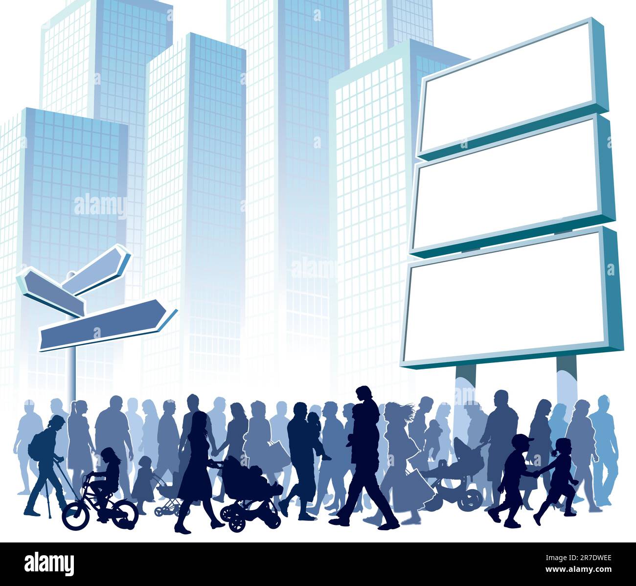 Boys on street Stock Vector Images - Alamy