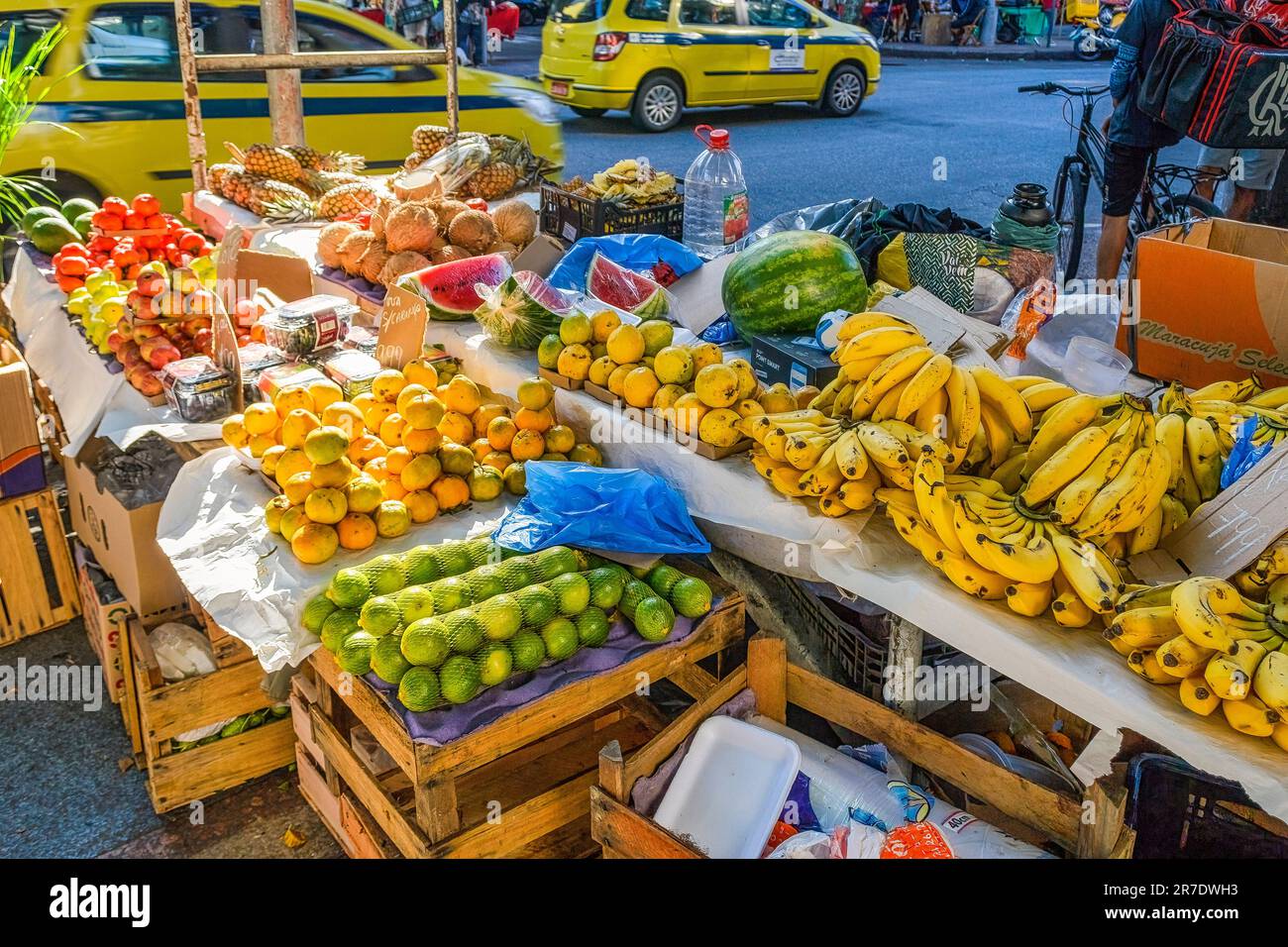 Rio de Janeiro, Brazil - June 8, 2023: Fresh fruits and vegetables ...