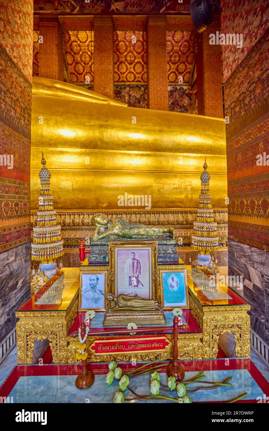 Bangkok Thailand 22 May 2023 images of Wat Phois, a Buddhist temple complex in the Phra Nakhon ...